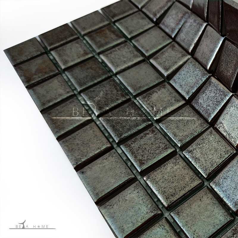 Mosaic Tiles | Metallic Silver Mosaic Tiles | Betahome