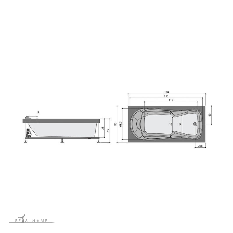Jacuzzi & Baths | Verona Jacuzzi Bathtub | Betahome